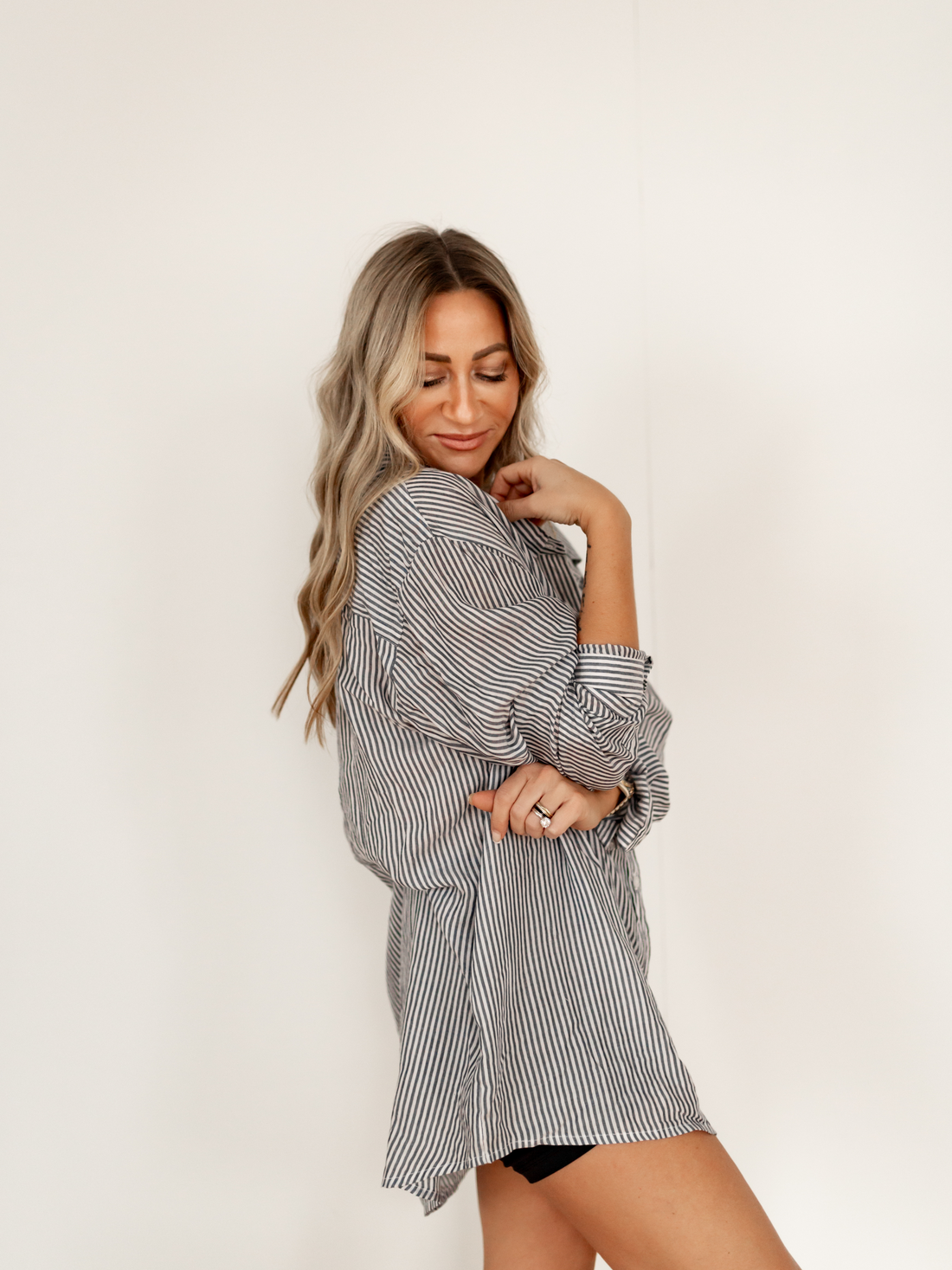 Striped Button-down Shirt – Hill x Sarah